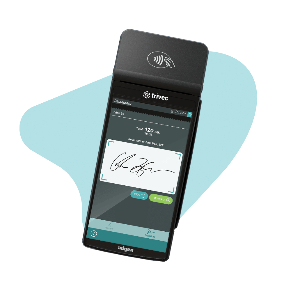 HandyPay - Pad de commande et de paiement restaurant - Trivec